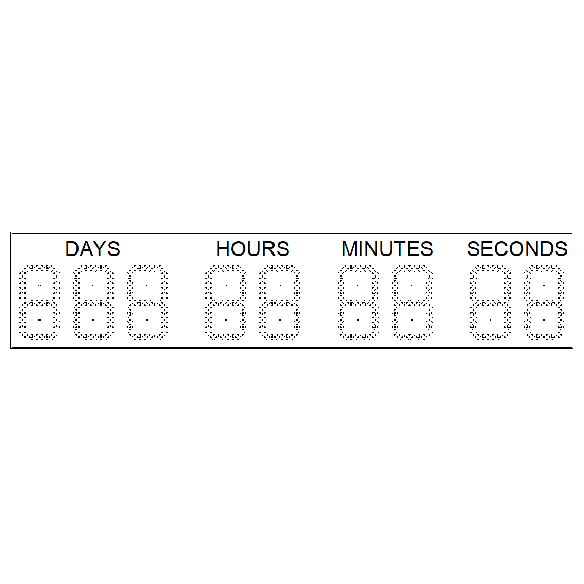  DC 159T DN W RF Wireless Remote Controlled Digital Countdown To A