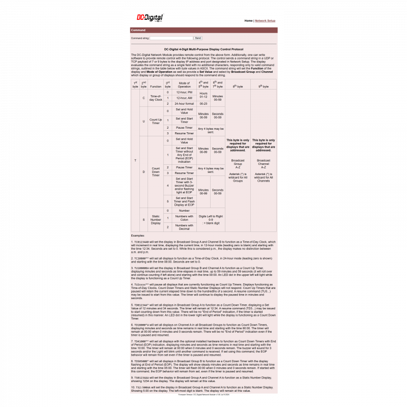(DC-40N-T-DN-UP-Static) 4.0 Inch LED Digital, Network Connected, Web ... (DC-40N-T-DN-UP-Static) 4.0 Inch LED Digital, Network Connected, Web ...