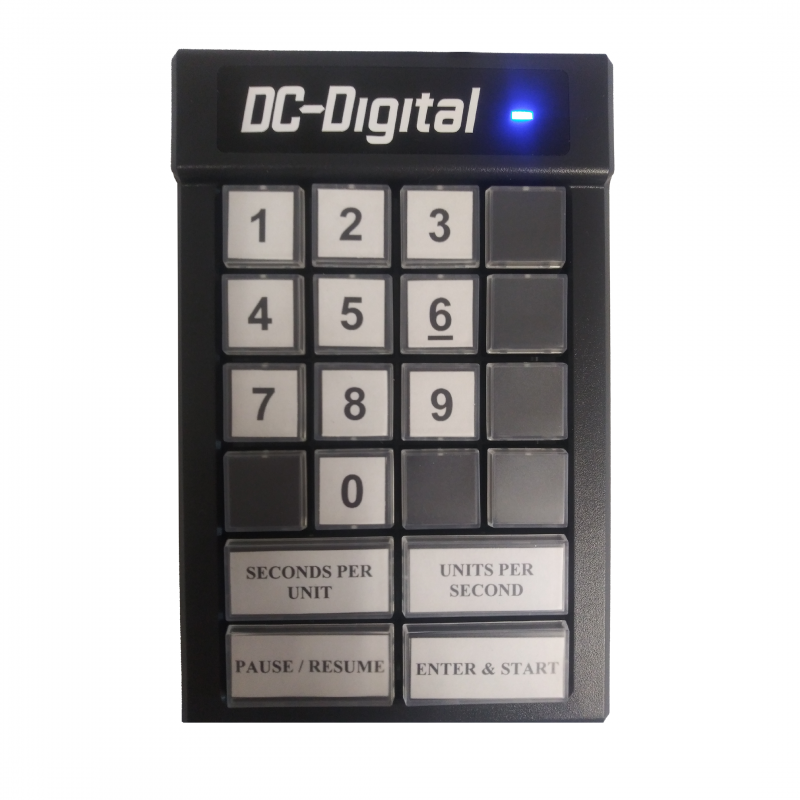 (DC-10C-Term-Key-Pace) 1.0 Inch LED Digital Production Pace Timer ...