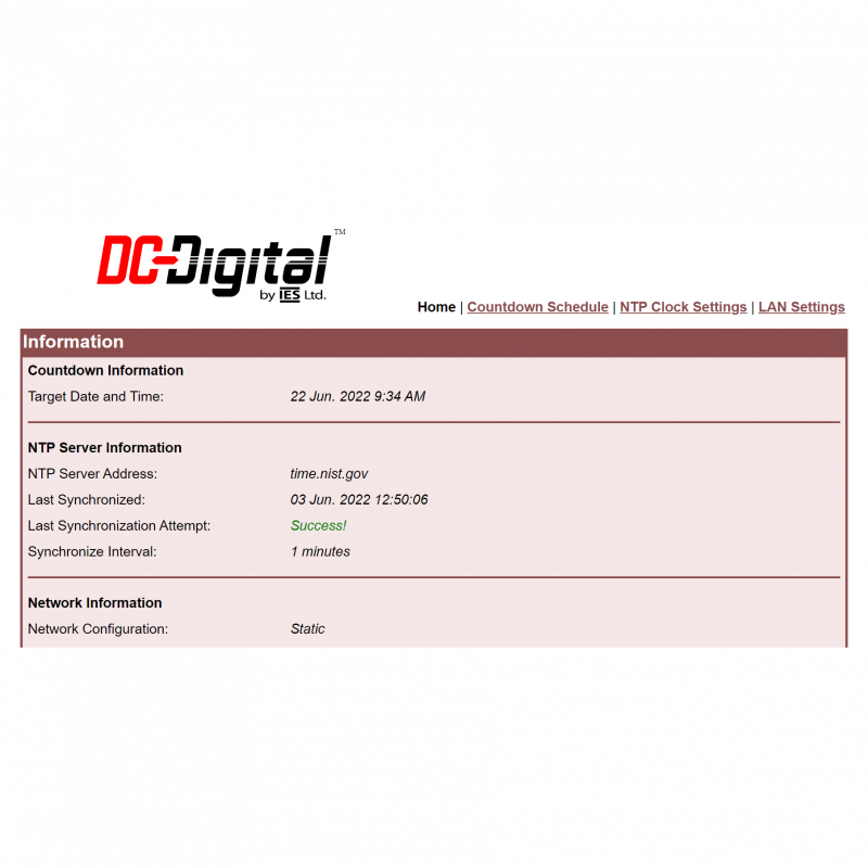 (DC-409T-DN-N) Network Webpage Controlled, 4.0 Inch LED Digital ... (DC-409T-DN-N) Network Webpage Controlled, 4.0 Inch LED Digital ...