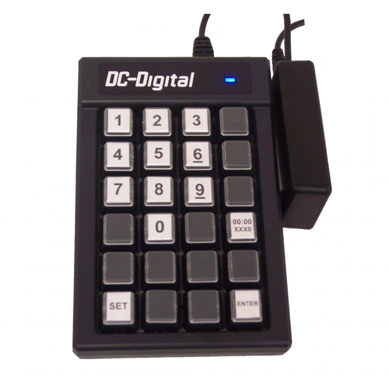 (DC-80-Static-Key-W) 8 Inch LED Digital, Wireless Remote Keypad ...
