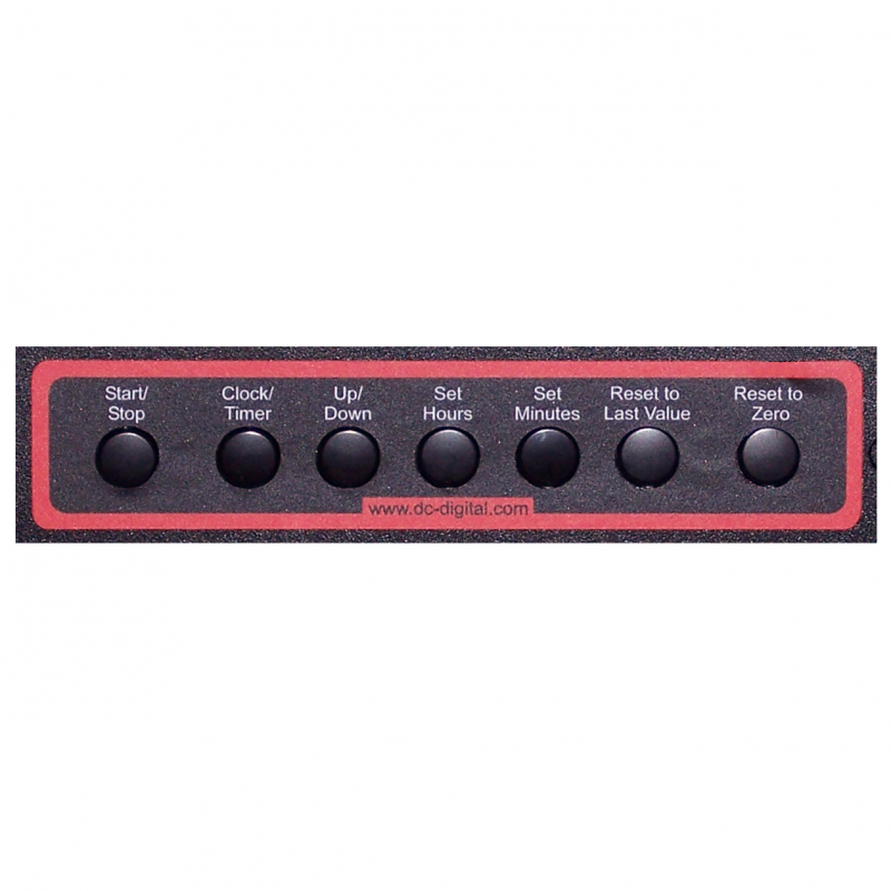 (DC-10UT) 1.0 Inch LED Digital, Top Mounted Push-Button Controlled ...