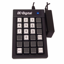 (DC-150-Static-Key-W) 15 Inch LED Digital, Wireless Remote Keypad ...