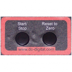 (DC-25T-UP-GRN) 2.3 Inch Green LED Digital, Push-Button Controlled, Count Up Timer, Shift Digit ...