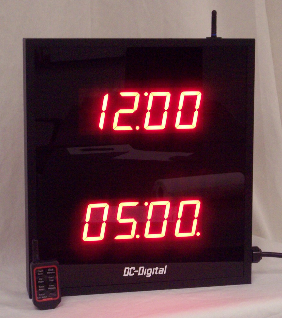 Count up count down timer and time of day clock all in one enclosure ...