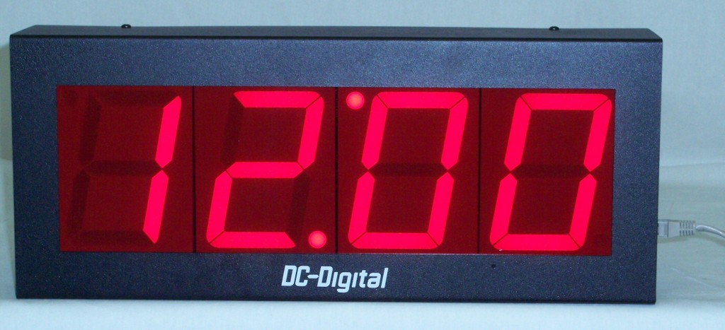 4.0 inch, 4 Digit, Red Led, Network,POE, Time of day clock – Customized ...