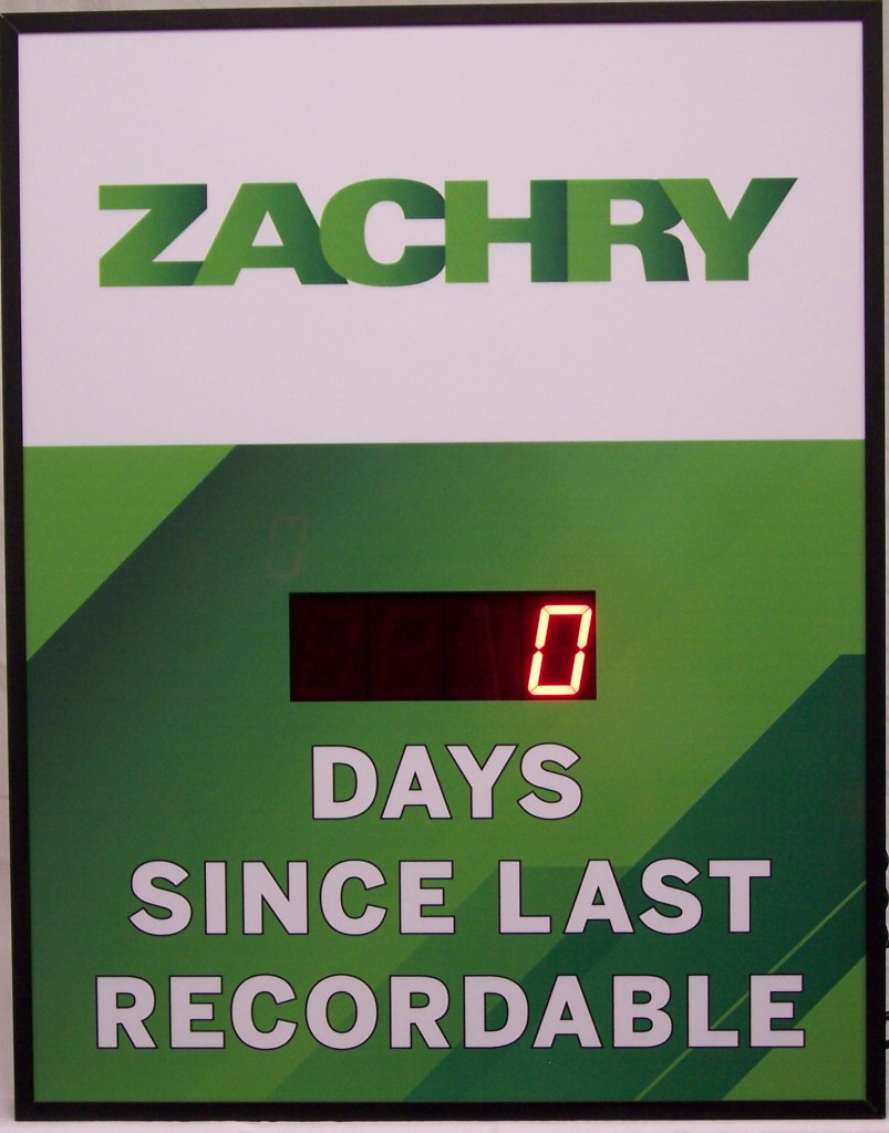 Zachry Safety Scoreboard – Customized Digital LED Timers, Counters ...