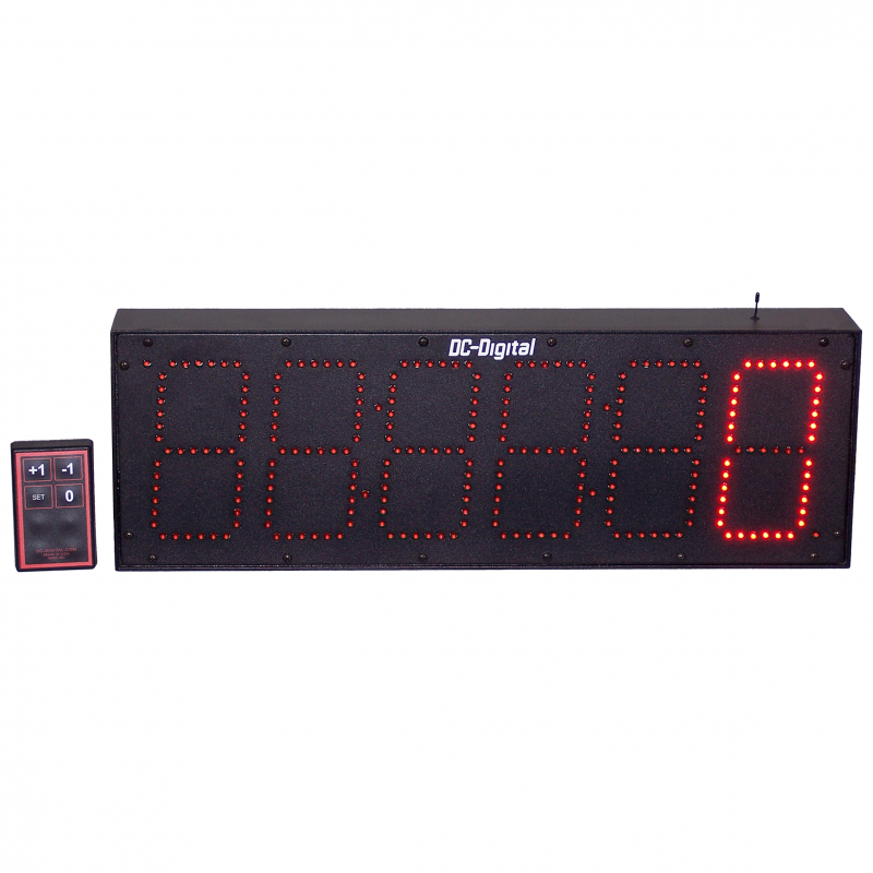 6 Inch – 6 Digit Dual control unit counter – Customized Digital LED Timers, Counters, Clocks ...