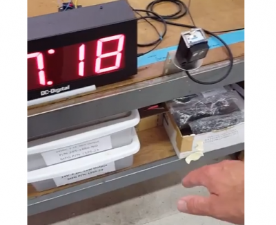 Large 4 inch LED Count Up Timer with Sensor – Customized Digital LED ...