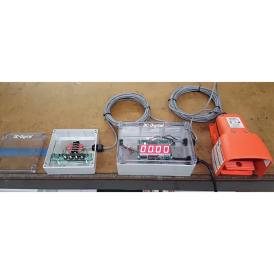 Nema Enclosed Countdown Timer with remote switch set and foot-switch – Customized Digital LED ...