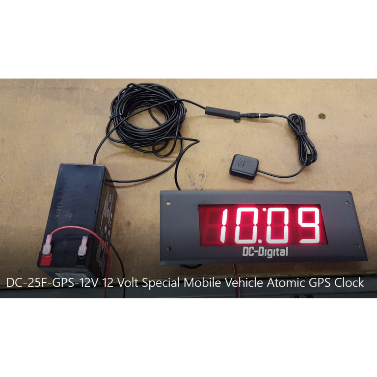 Vehicle GPS- Atomic Clock – Customized Digital LED Timers, Counters ...