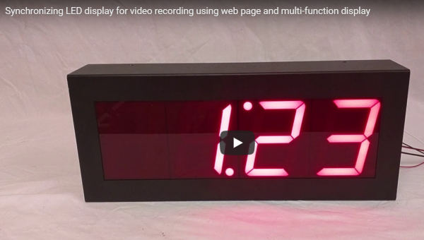 Synchronize timers, counters, or clocks to your movie set camera ...