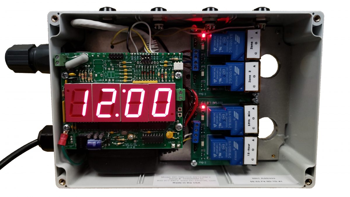 Control Legacy 59th Minute Reset Analog Clocks through the Network ...