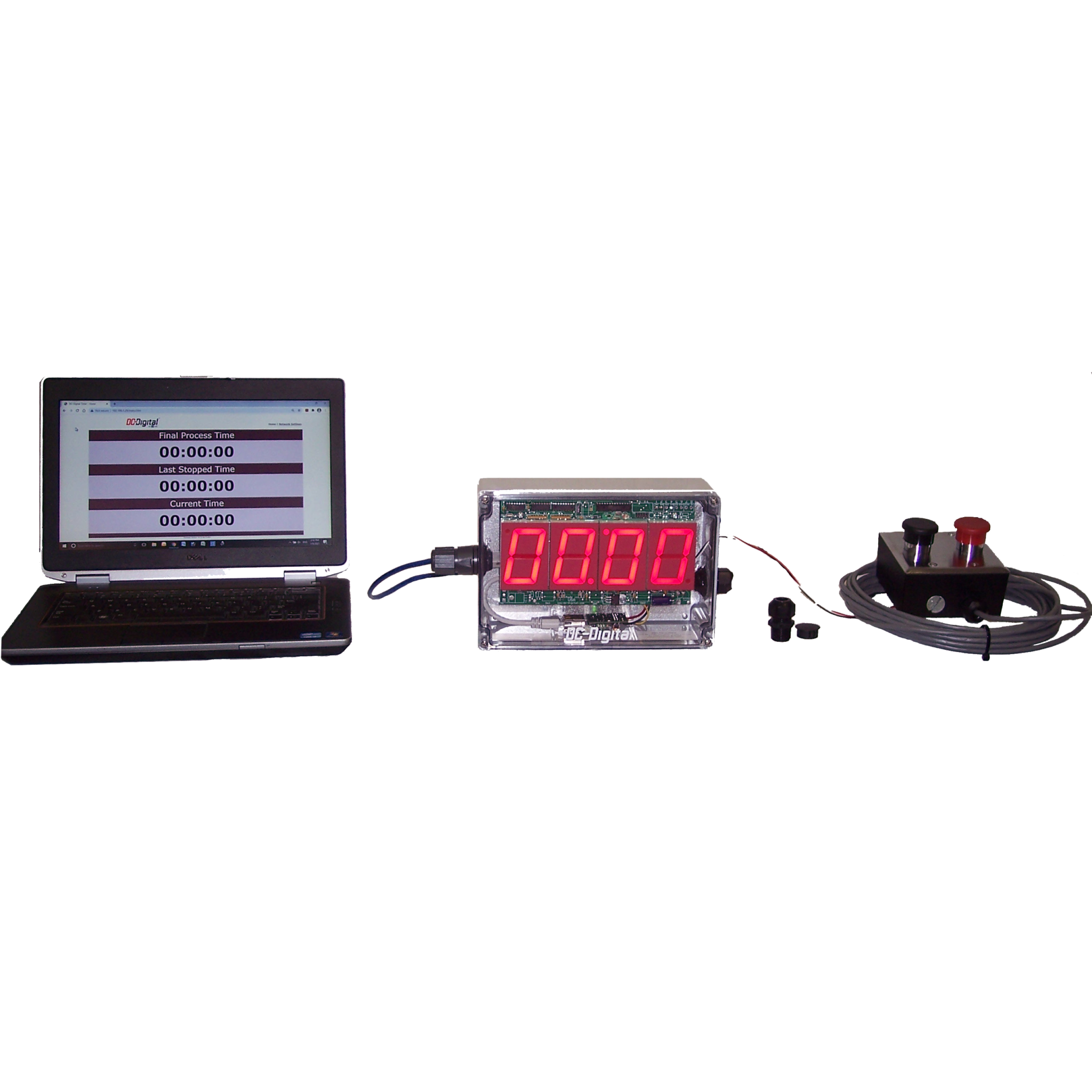 Efficiently see the timer value locally or via web browser – Customized ...