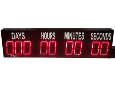 Large Outdoor Special Event Countdown Timer Days, Hours, Minutes and ...