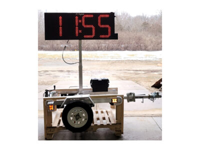 Outdoor/Indoor GPS Atomic Time of Day Clock w/ Portable Battery ...