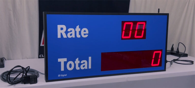 Large, Assembly Line Total & Rate per Minute Pastry Counter for Bakery ...