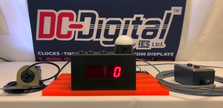 Static, Object Sensing Maximum Production Counter w/ Andon Light for ...