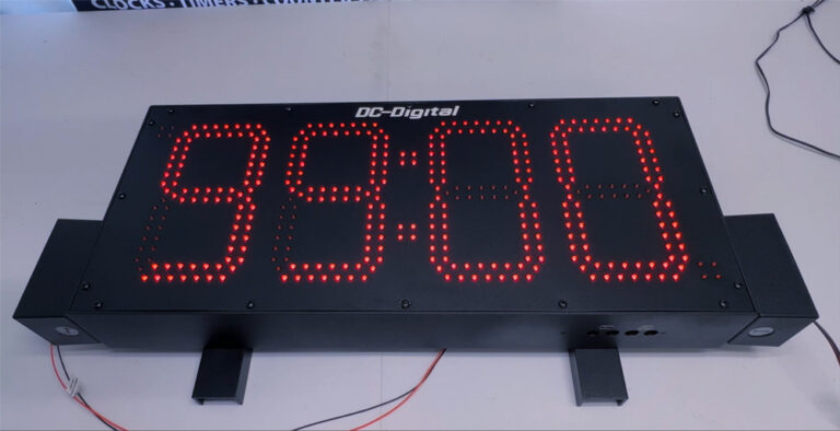 Factory, End of Work Day Countdown Timer for Global Systems Integrator – Customized Digital LED ...