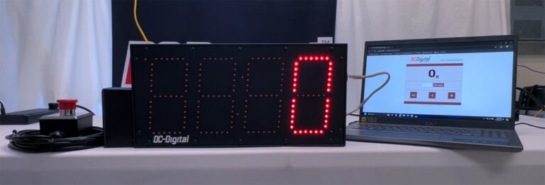 Network, Real Time Production Counter w/ Stainless Steel Push Button ...