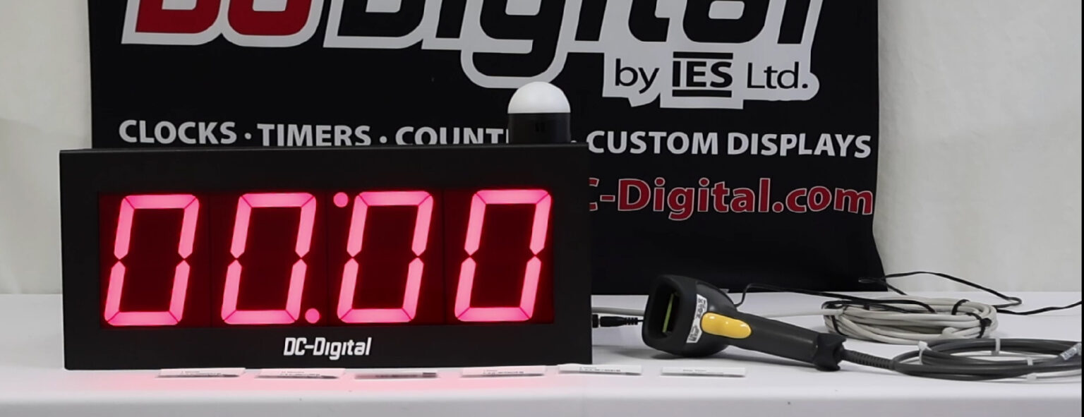 Production Barcode Set & Activated Digital Countdown Timer – Customized ...