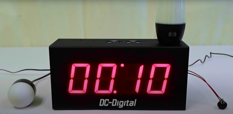 Fire Alarm Drill Countdown Timer with Additional ANDON Light Indication and Relay Output ...