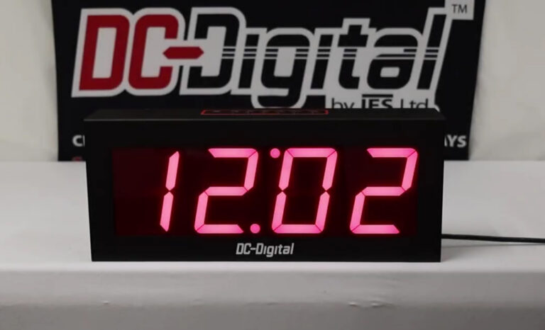 Multi-Function 4-Inch Display Clock with Time of Day and Up/Down Timer ...