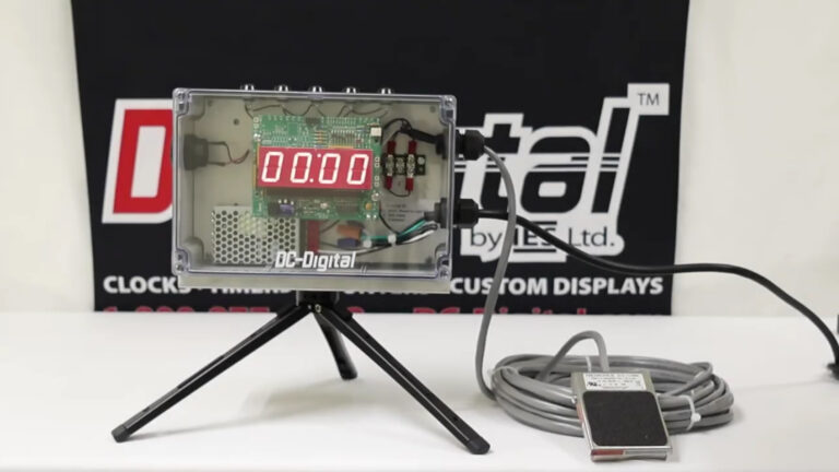 Work Cycle & Foot Switch Operated Countdown Timer w/Bracket & Desktop ...