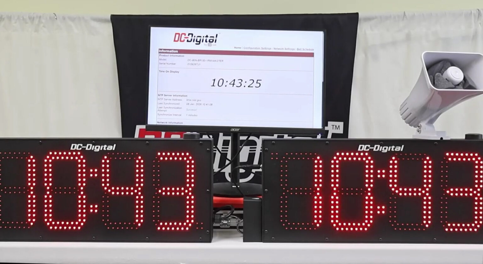 Master-Secondary Factory Clock System for Synchronized Horn Break ...