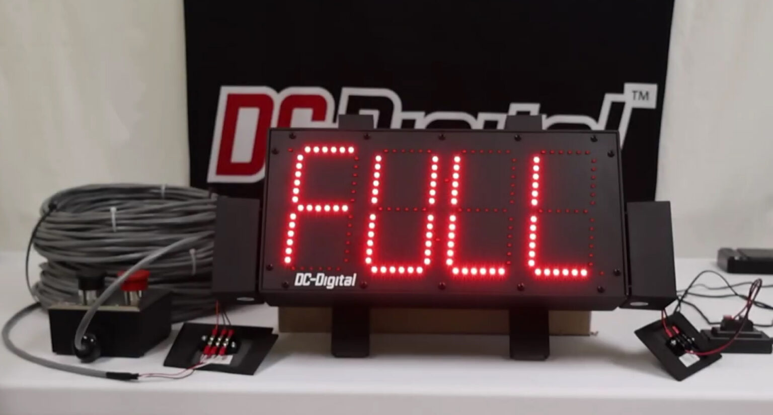 Outdoor Parking Availability Display with Manual Increment and ...